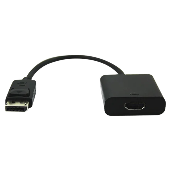 Volkano Port Series DisplayPort to 4K HDMI Converter 10cm – Black – Volkano