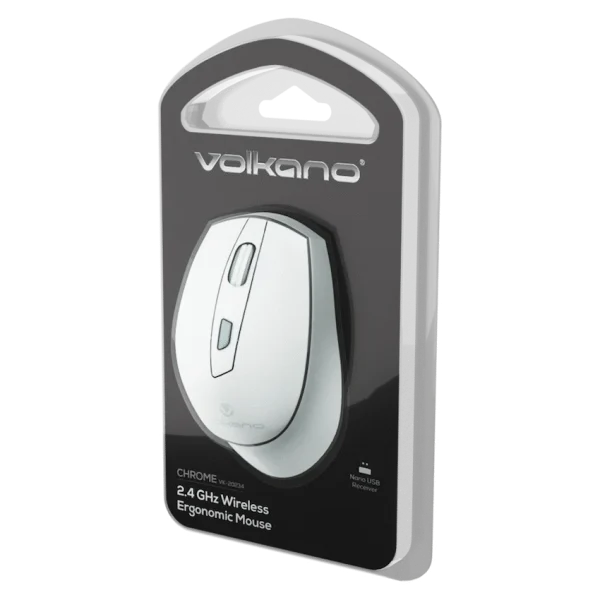 Volkano Chrome Series Wireless Mouse - Gray - Volkano
