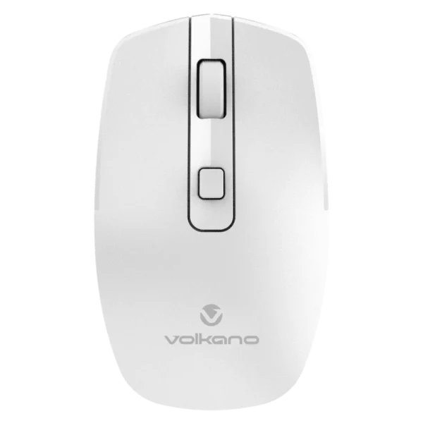 Volkano Granite Series Rechargeable Wireless Mouse - White - Volkano