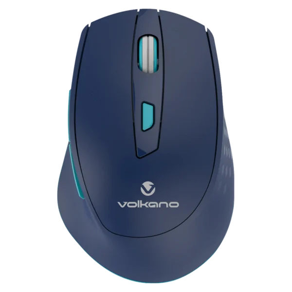 Volkano Chrome Series Wireless Mouse - Blue - Volkano