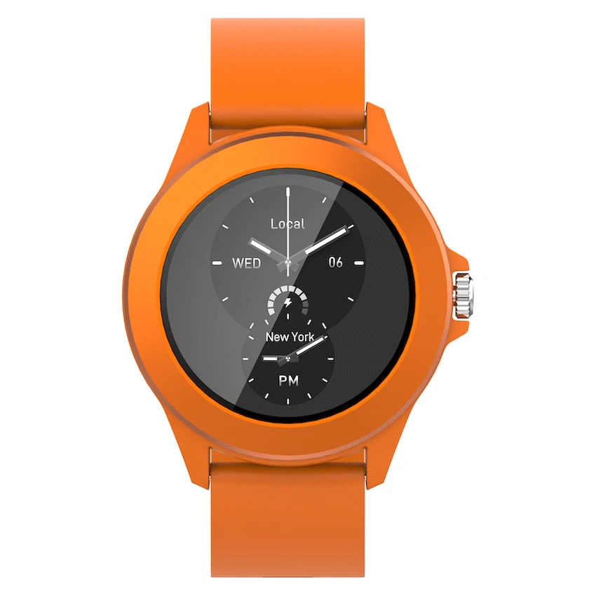 Volkano Splash Series Round Smartwatch - Orange - Volkano
