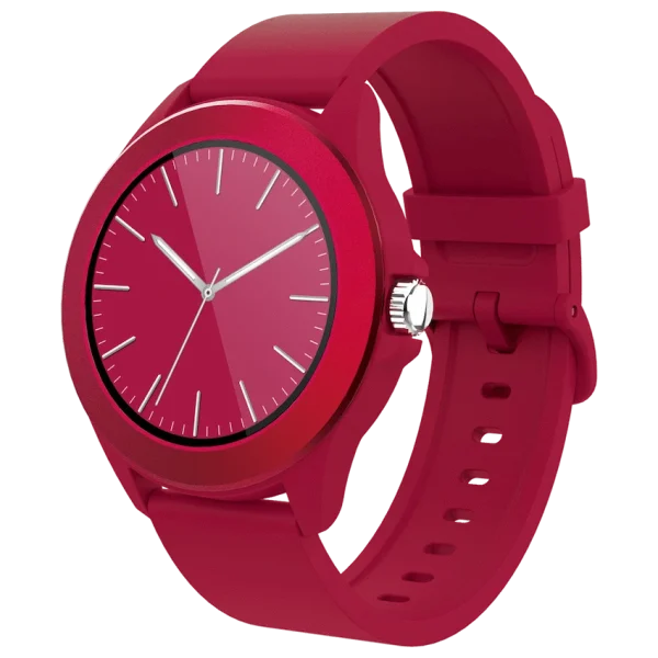 Volkano Splash Series Round Smartwatch - Red - Volkano