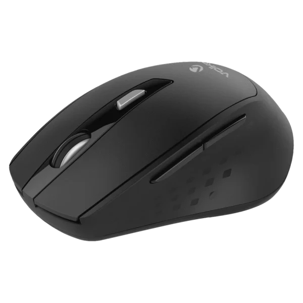 Volkano Chrome Series Wireless Mouse - Black - Volkano