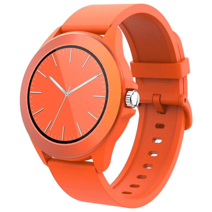 Volkano Splash Series Round Smartwatch - Orange - Volkano
