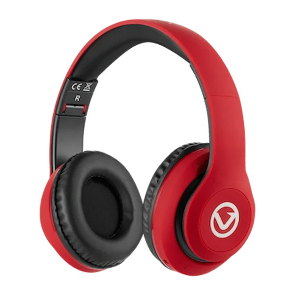 Volkano Impulse Series Bluetooth Headphones - Red - Volkano
